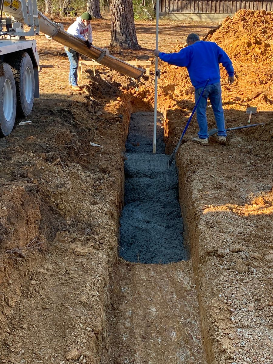 Footings And Concrete | Birmingham, AL