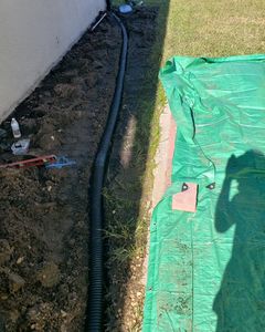Drain Instllation and Landscaping in Orlando, Florida